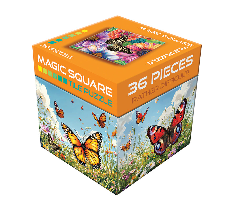 Magic Square Puzzle: Butterflies (36pc) — Outset Media