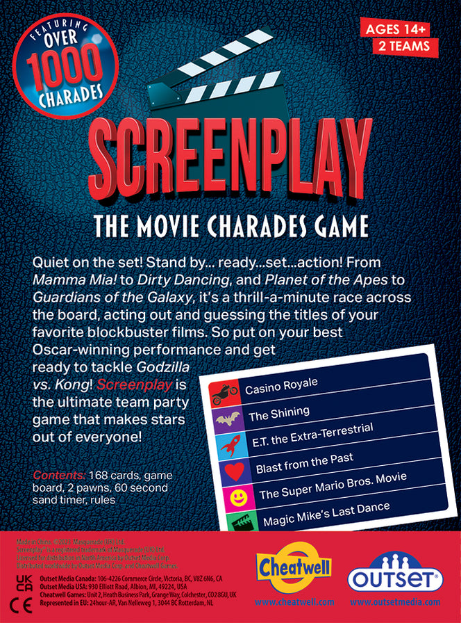 SCREENPLAY: The Movie Charades Game — Outset Media