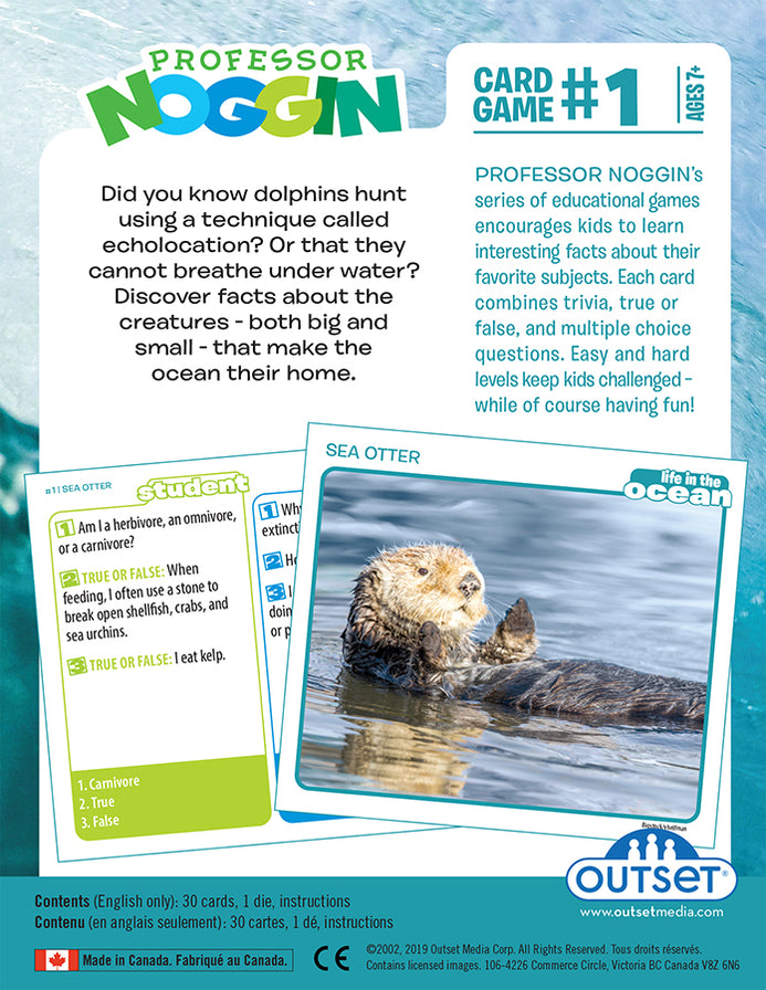 Prof. Noggin Life in the Ocean — Outset Media