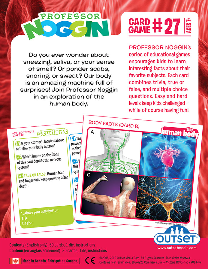 Prof. Noggin The Human Body — Outset Media