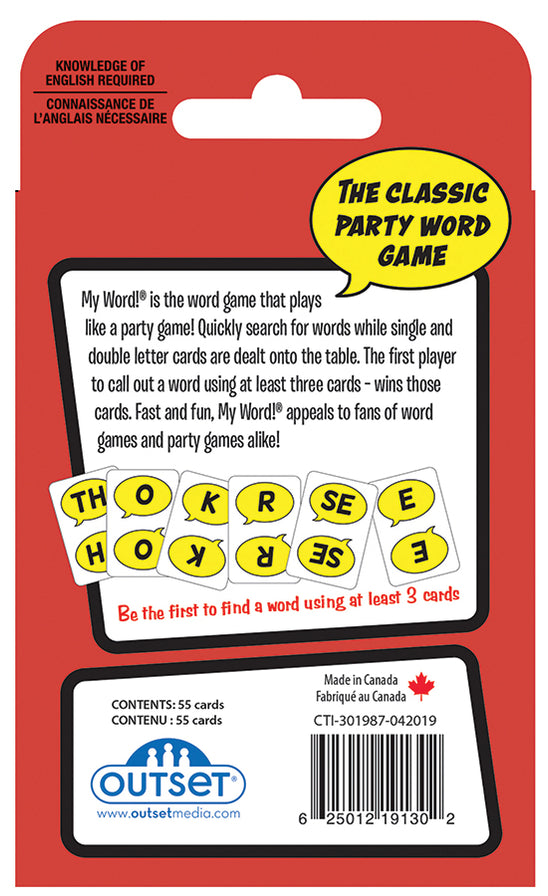 My Word! Card Game — Outset Media