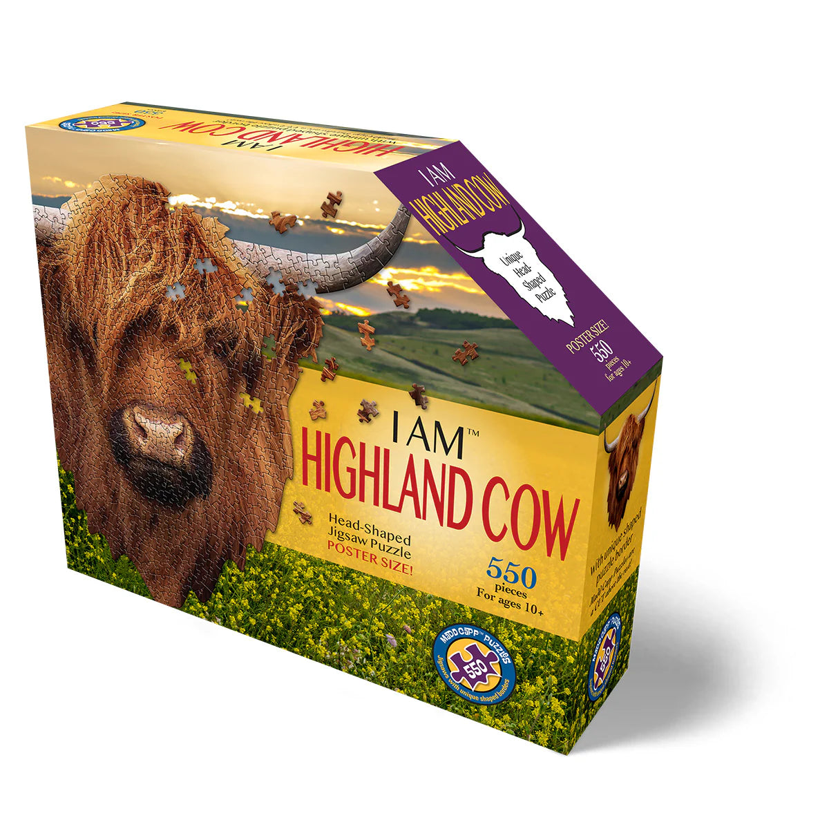 I AM Bear (550 pc) Madd Capp Shaped Puzzle - Distributed by Outset ...