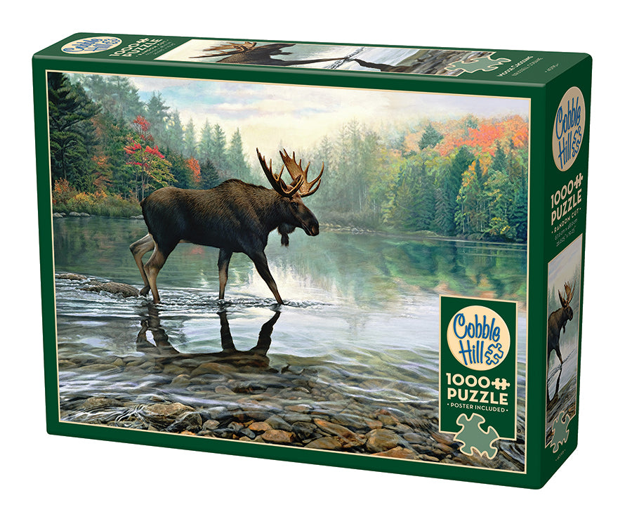 Moose Crossing | 1000 Piece — Outset Media