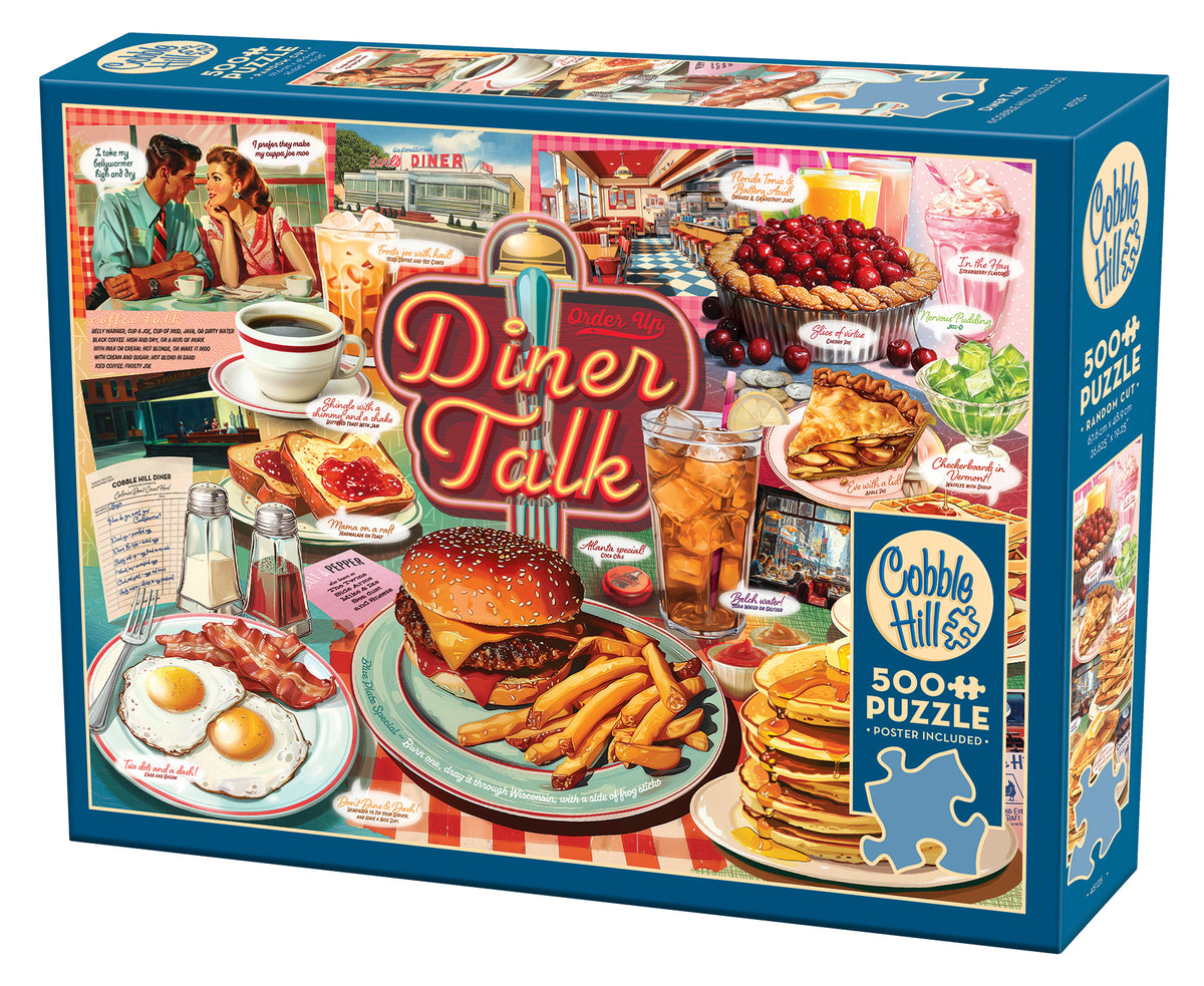 Diner Talk | 500 Piece | AI Assistance — Outset Media