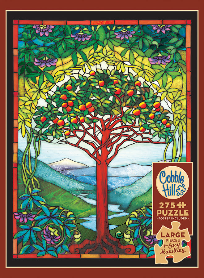 Tree of Life Stained Glass | Easy Handling 275 Piece — Outset Media