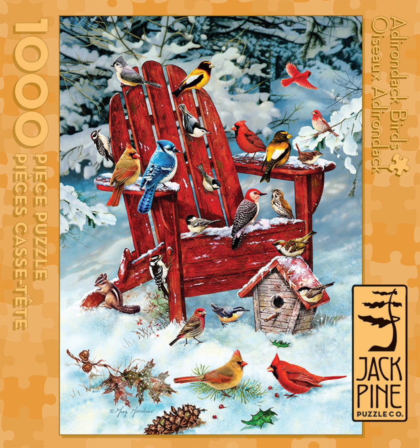 Adirondack Birds | 1000 Piece | Jack Pine — Outset Media