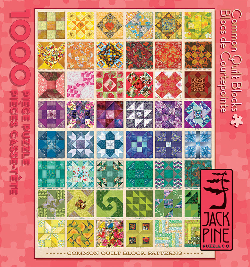 Common Quilt Blocks | 1000 Piece | Jack Pine — Outset Media