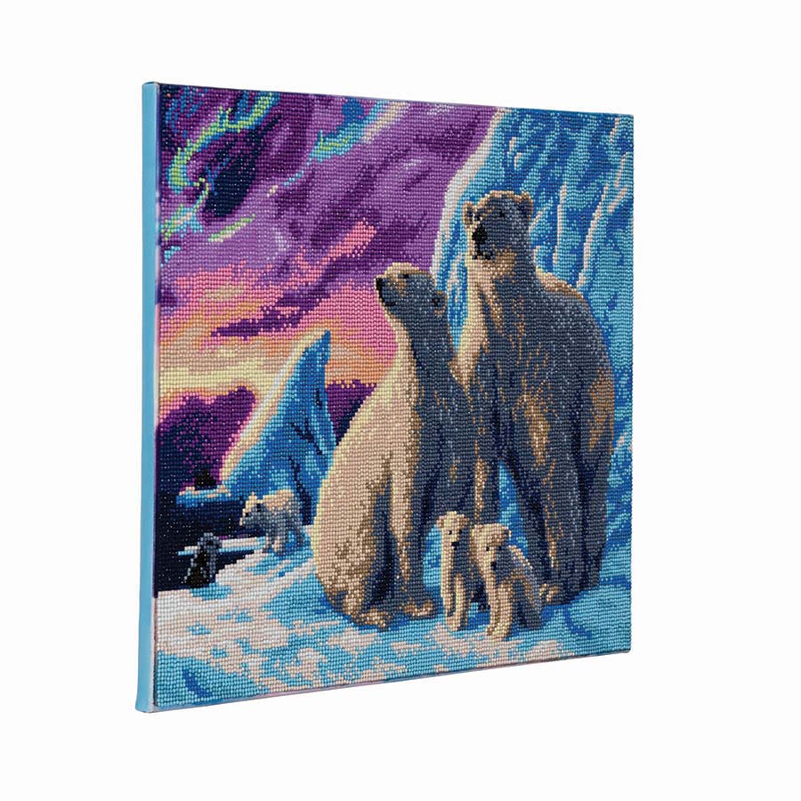 CA Mounted Kit (Lg): Polar Bear Family — Outset Media