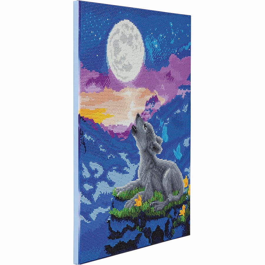 CA Mounted Kit (Lg): Howling Wolf Cub — Outset Media