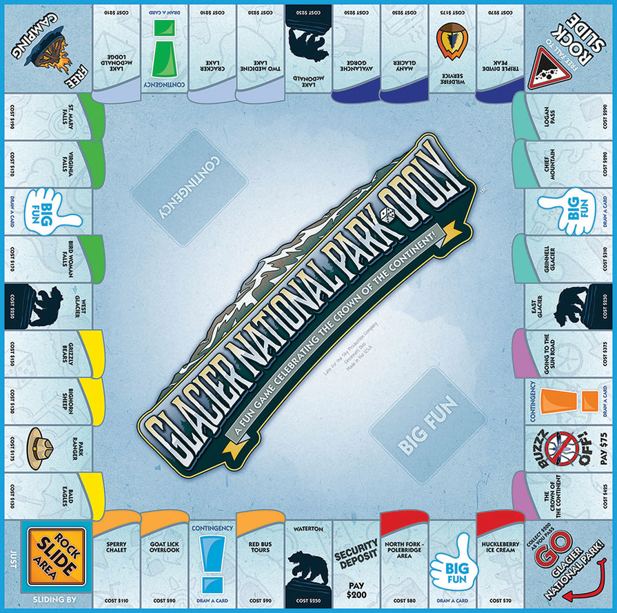Glacier National Park-Opoly — Outset Media