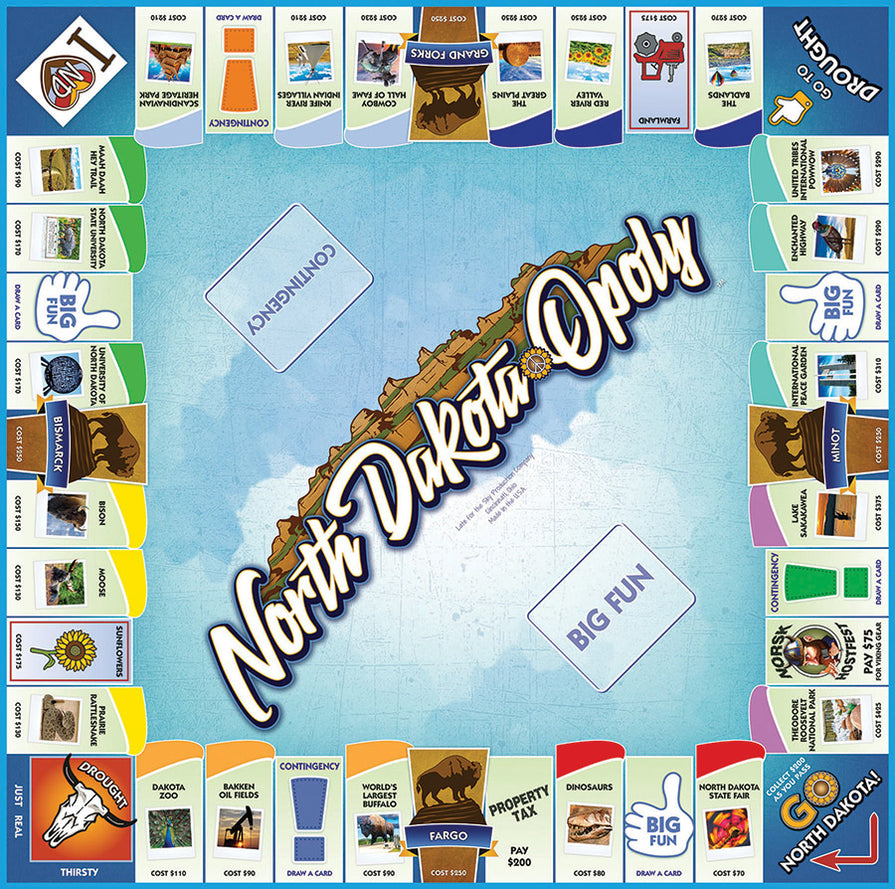 North Dakota-Opoly (state) — Outset Media