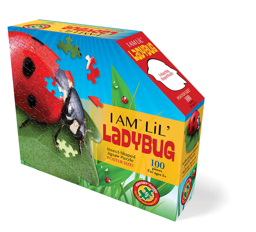 I AM Lil' Ladybug (100 pc) Madd Capp Shaped Puzzle - Distributed by ...