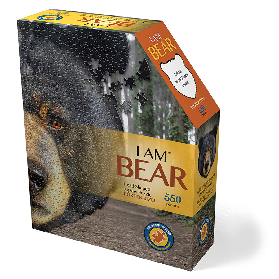 I AM Bear (550 pc) Madd Capp Shaped Puzzle - Distributed by Outset ...