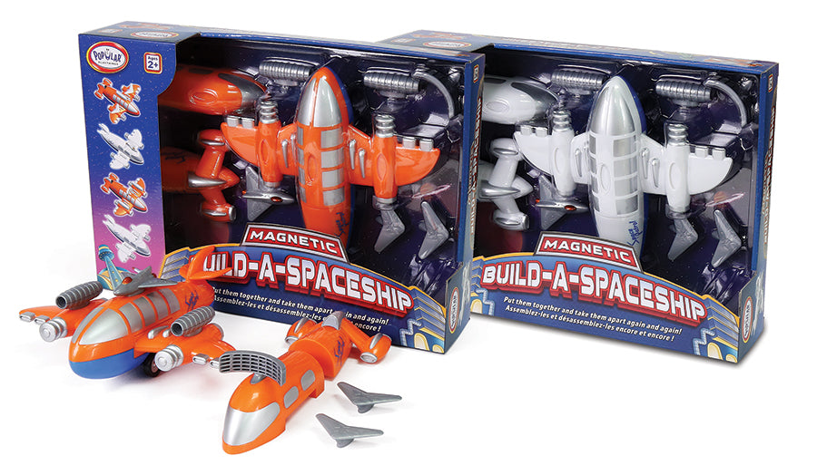 Magnetic Build-A-Spaceship (Bilingual) — Outset Media